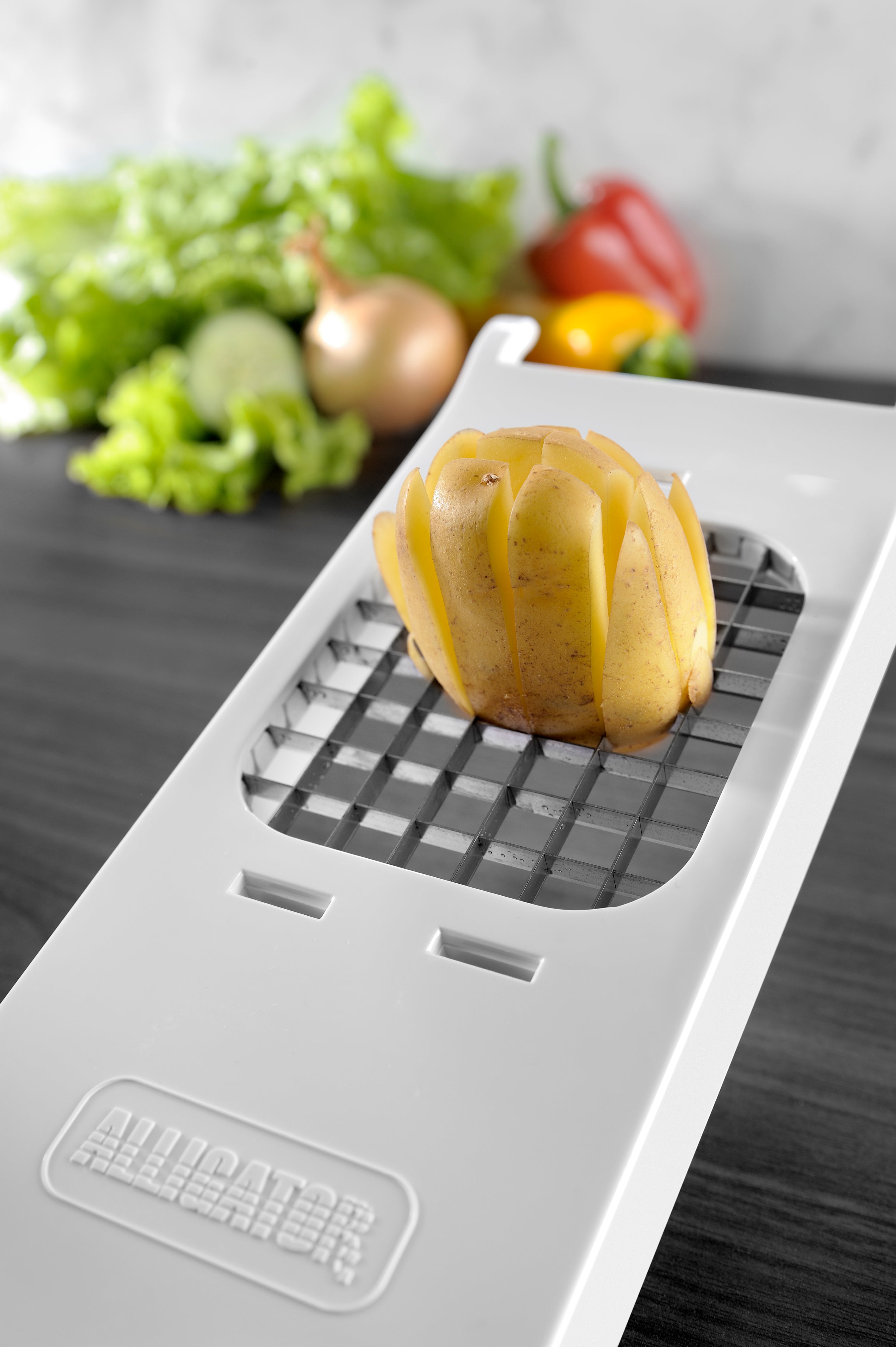 3008W | Alligator Chopper Set 2-in-1 (White) | Alligator of Sweden